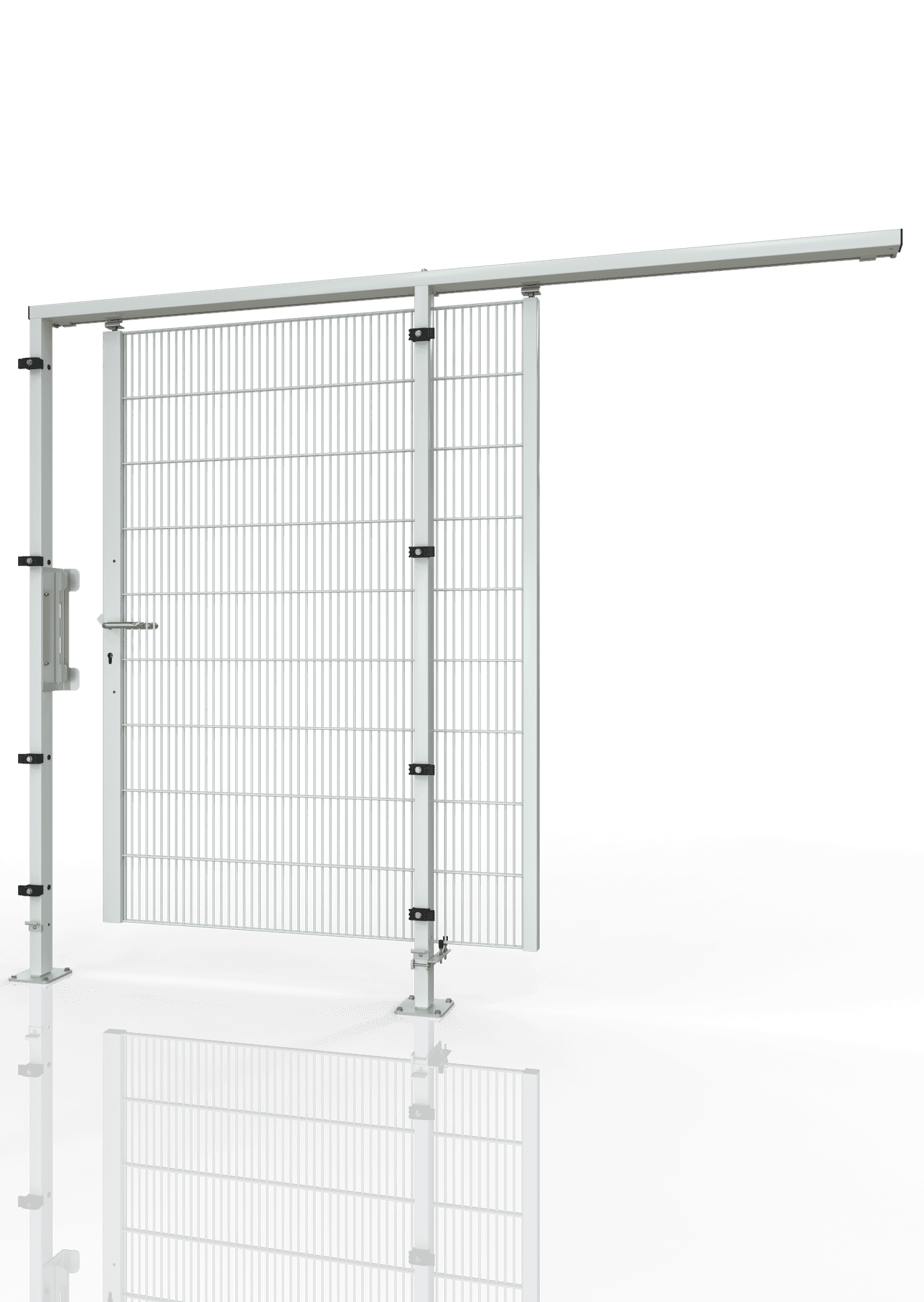 Sliding door for machine guarding ECONFENCE® BASIC LINE BT01 1200x2000 ...