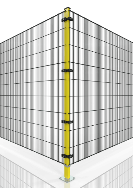 Universal corner post for machine guarding ECONFENCE® BASIC LINE ...
