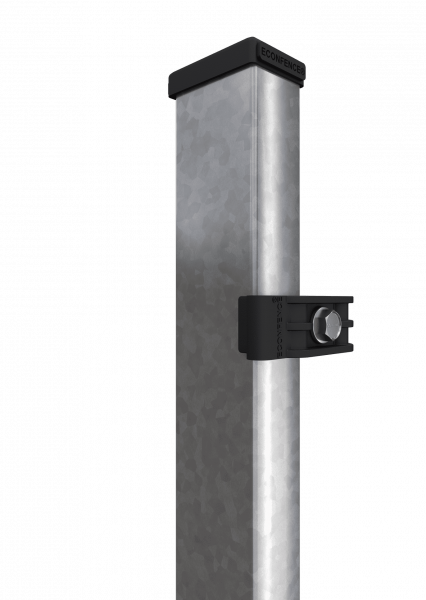 Row posts for mesh partition wall ECONFENCE® BASIC LINE ZINC ...