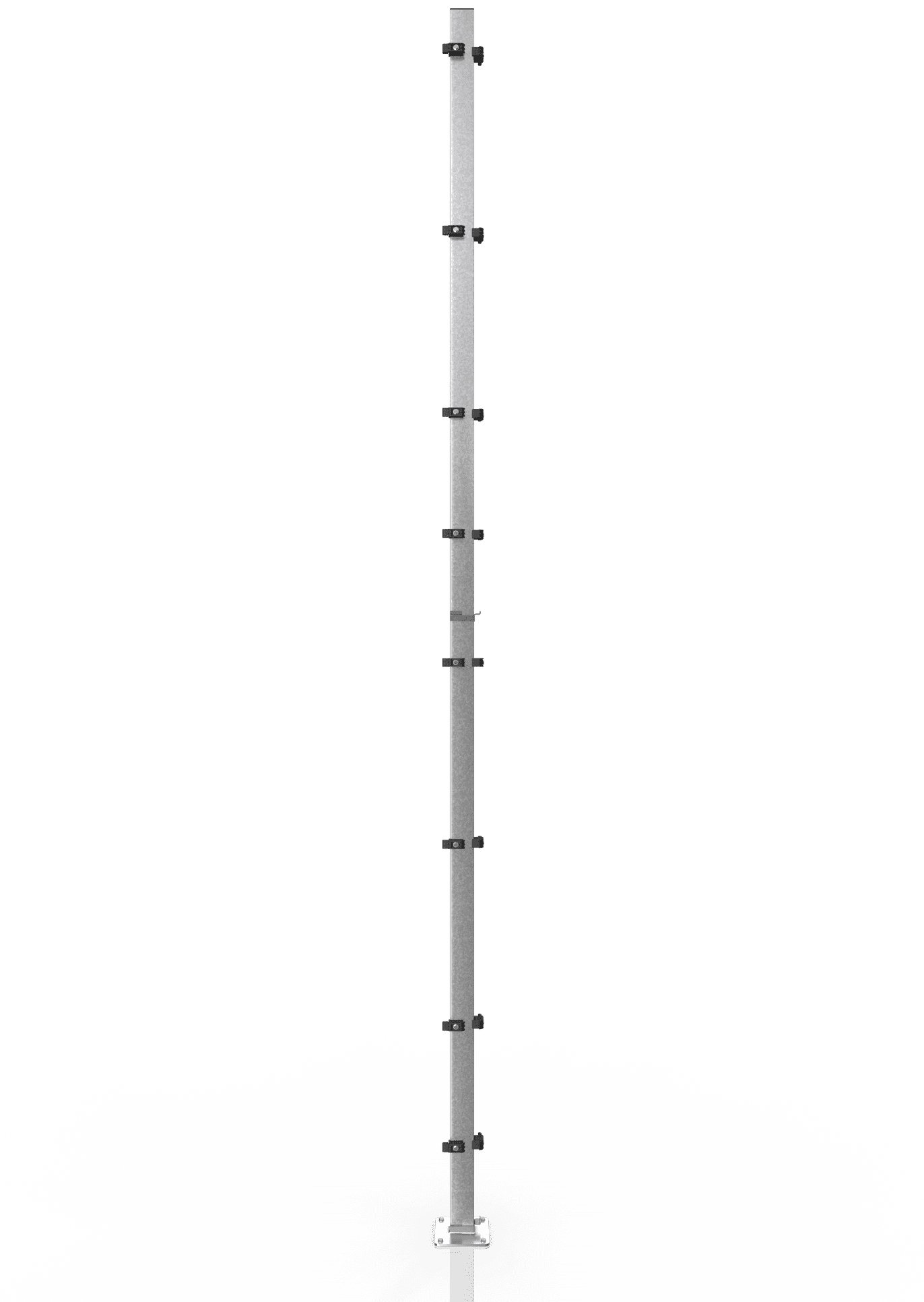 Universal corner post for mesh partition wall ECONFENCE® BASIC LINE ...