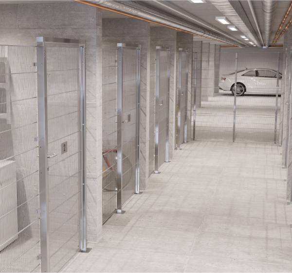 Row posts for basement partition wall - Wohnbau ECONFENCE® BASIC LINE ...