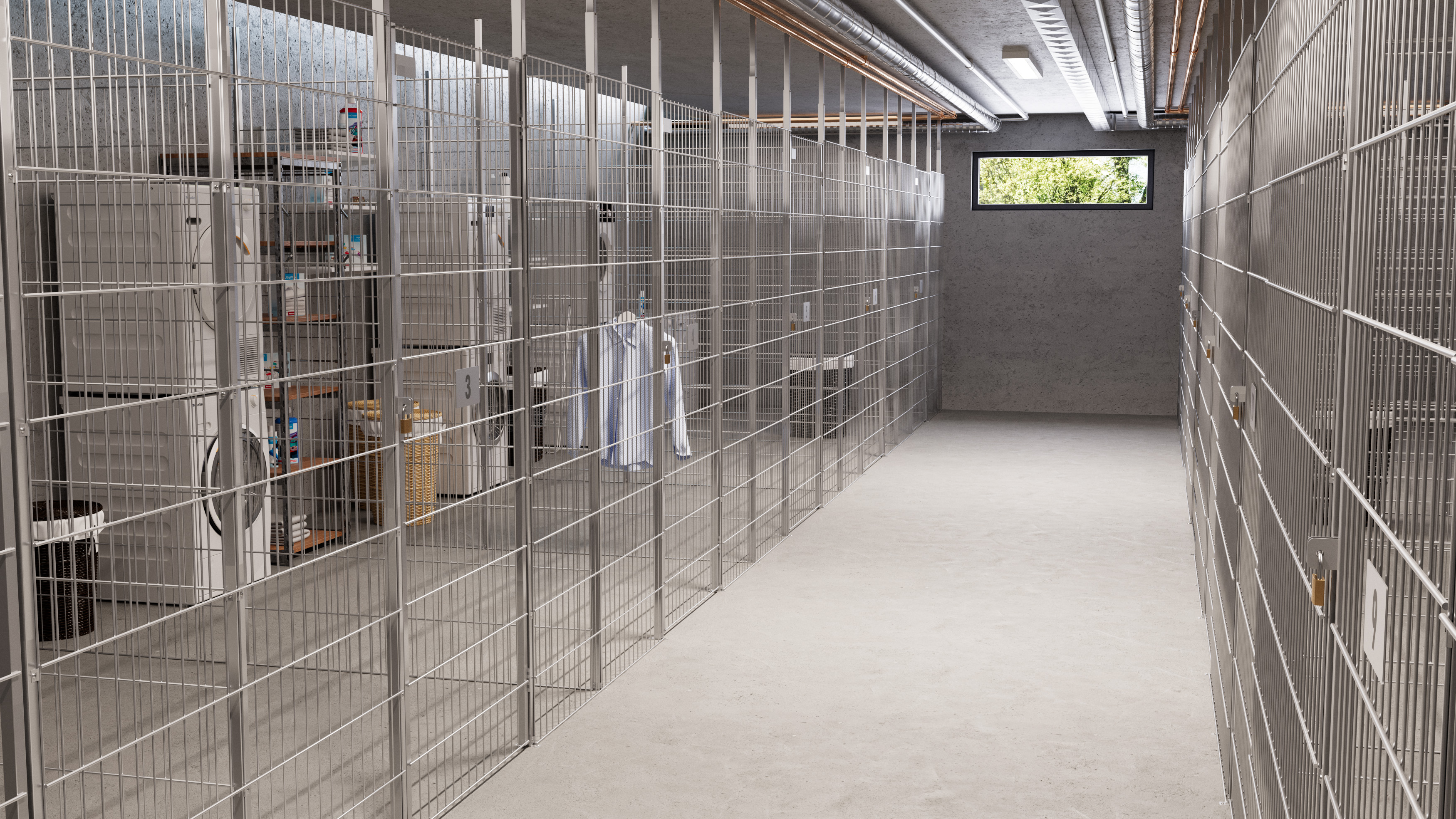 Fence package - VarioFence Secure partition wall mesh - mesh height ...
