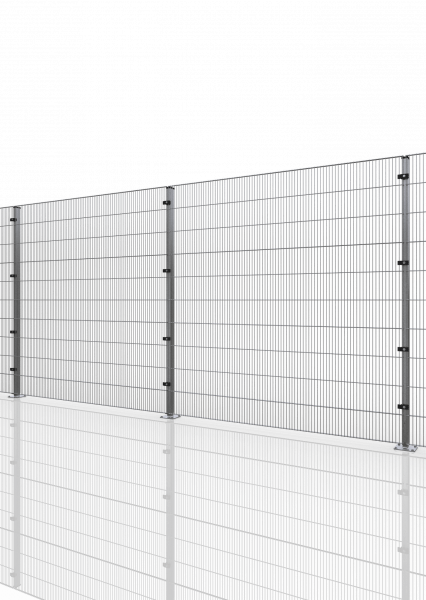 Wall element for mesh partition wall ECONFENCE® BASIC LINE ZINK ...